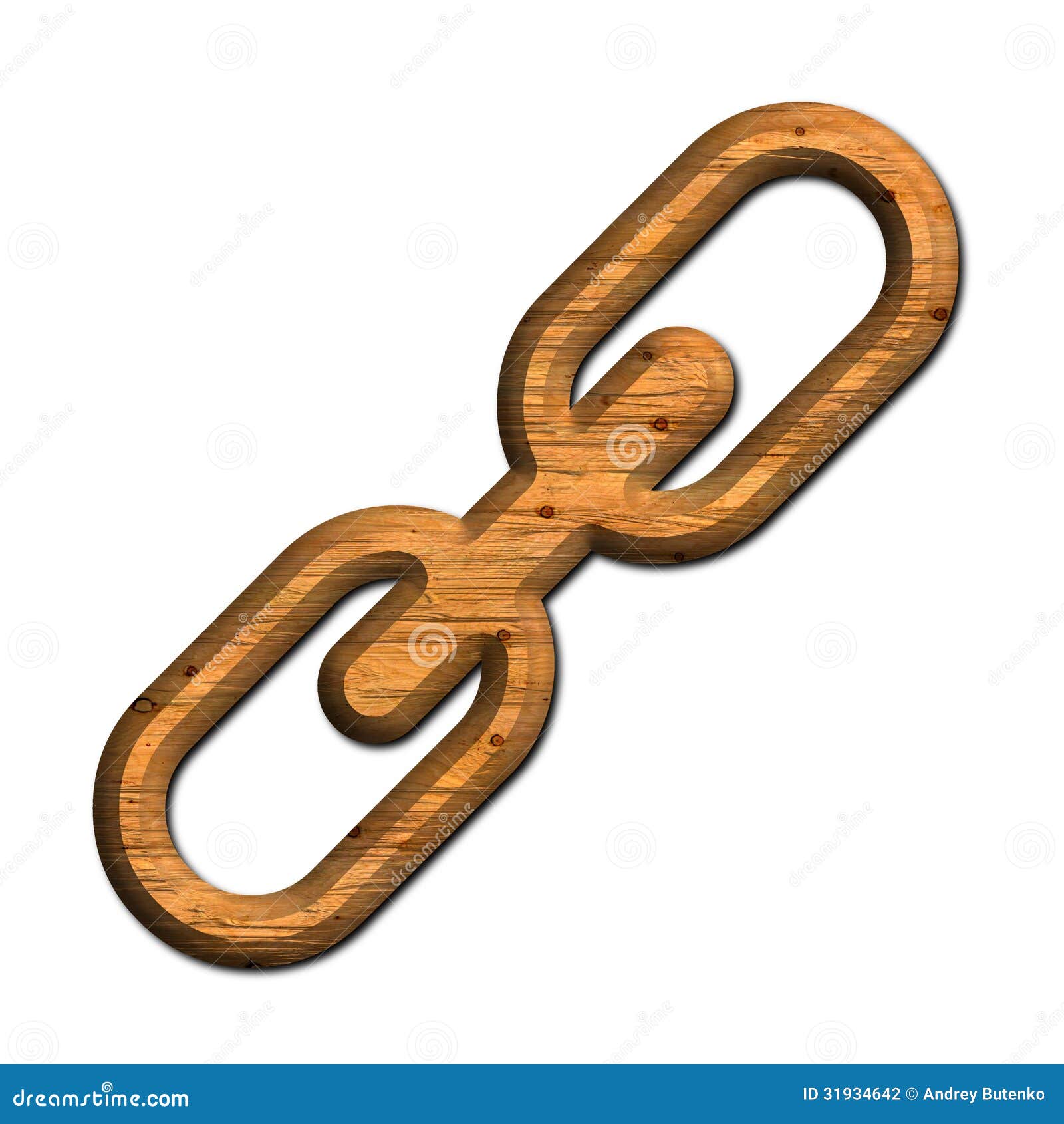 Chain symbol stock illustration. Illustration of shape - 31934642