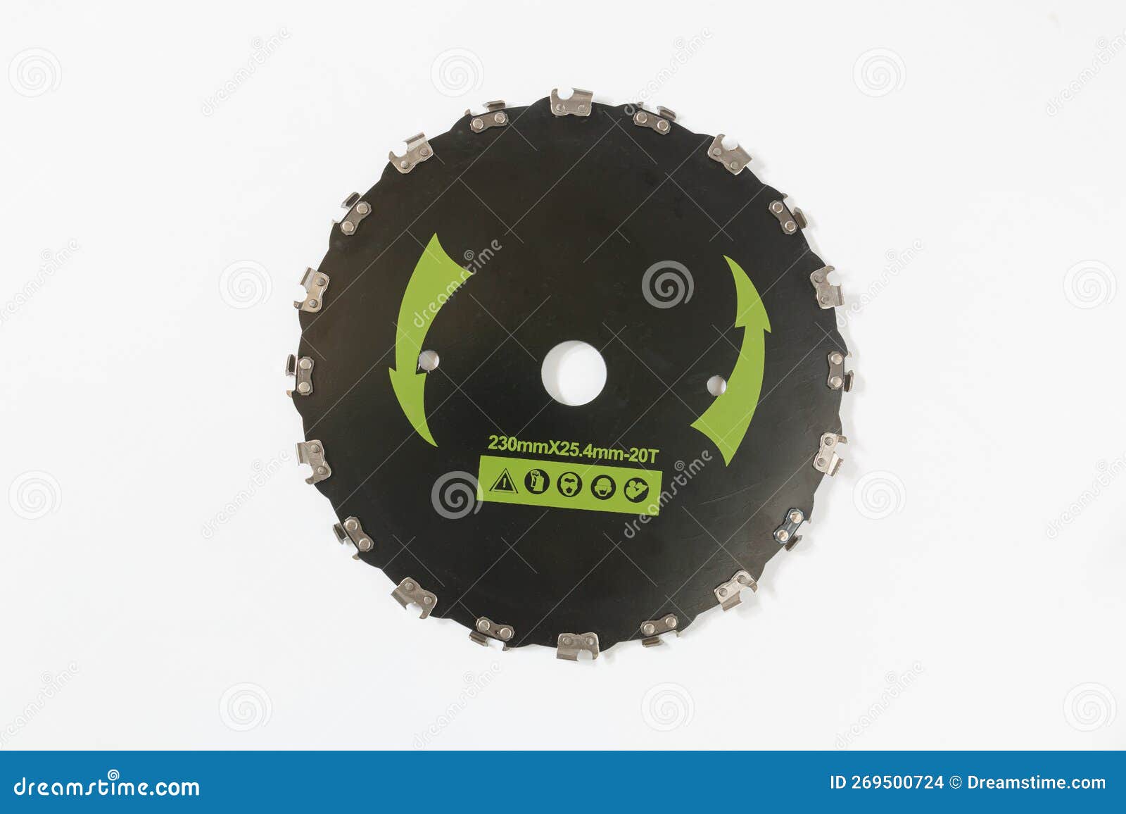 Chain-tooth Wood-cutting Circular Blade Stock Photo - Image of firewood ...