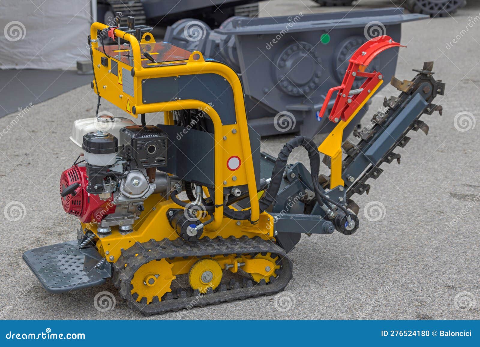 Trencher Machine Royalty-Free Stock Photo | CartoonDealer.com #126719031