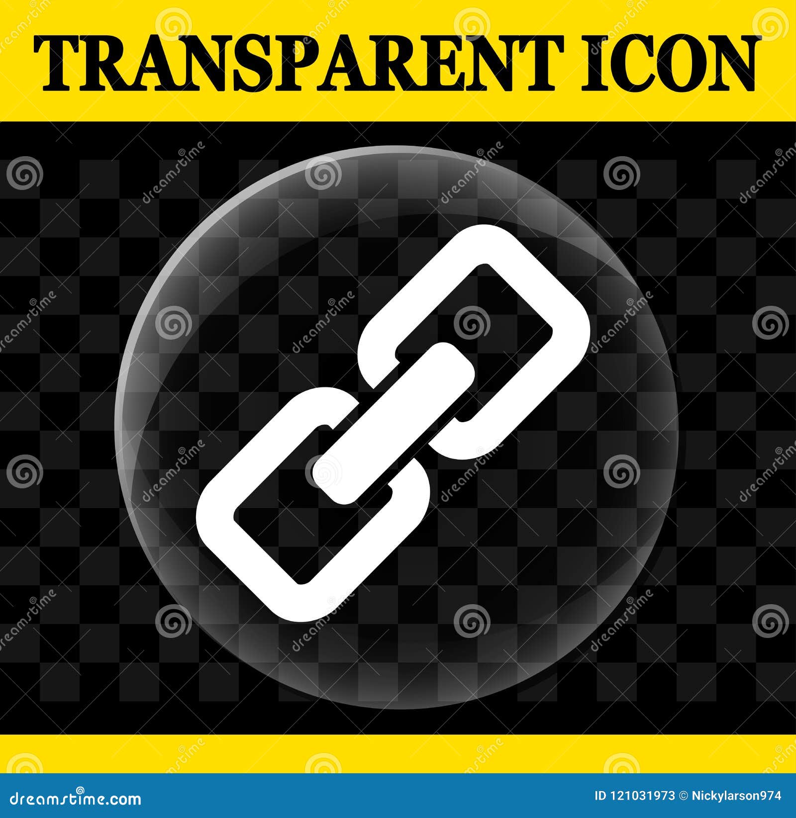 Chain Vector Circle Transparent Icon Stock Vector - Illustration of ...