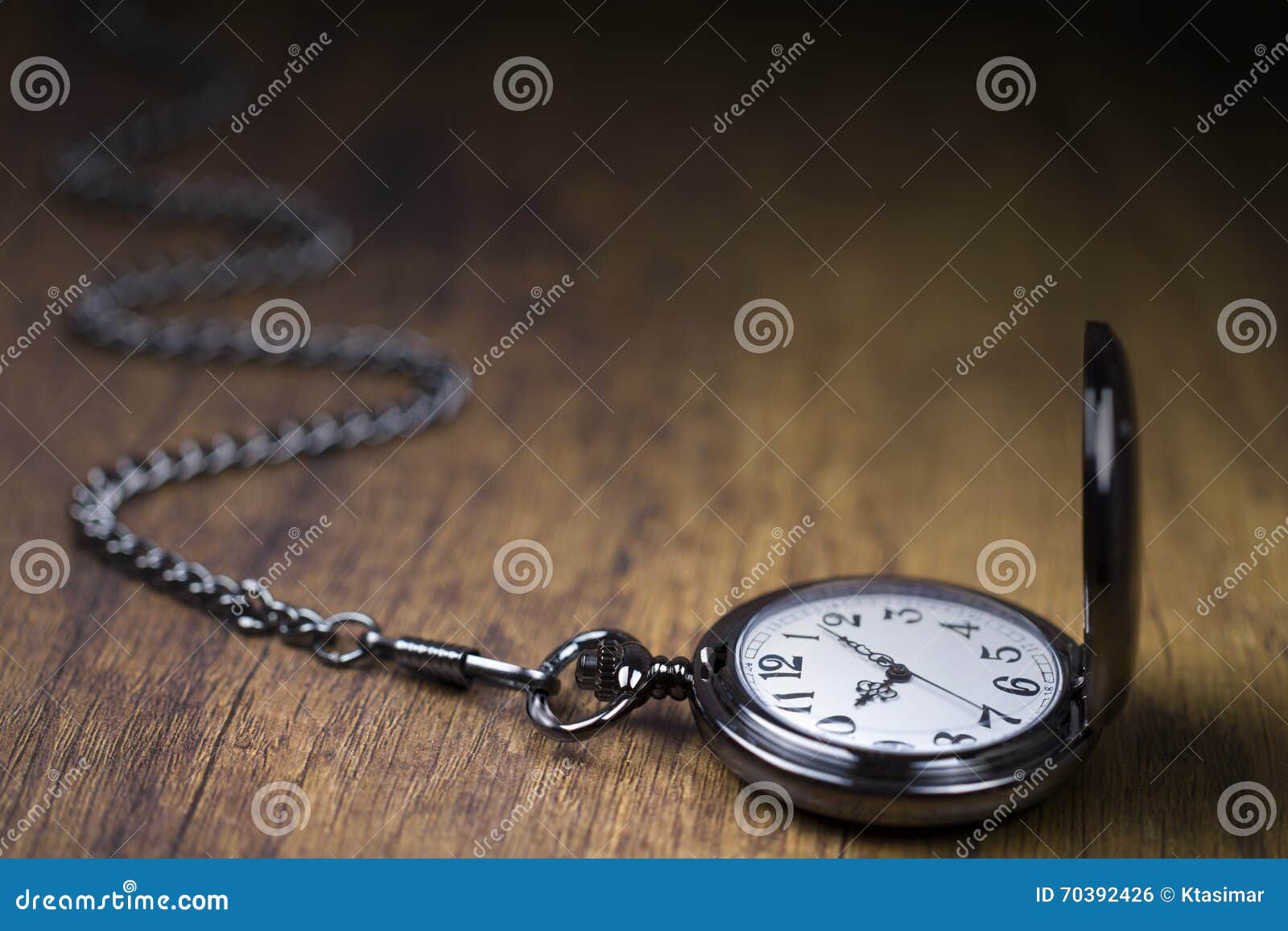Chain Watch and Time Going by Stock Photo - Image of brown, deadline ...