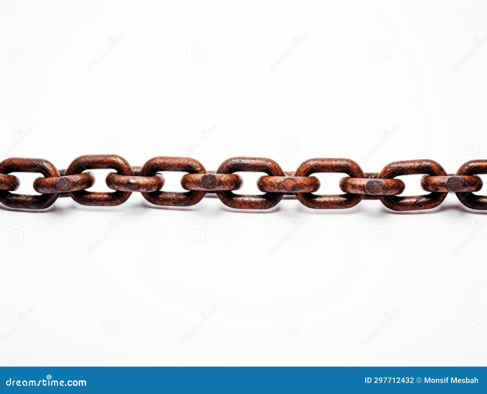Chained Aesthetics: an Intriguing Look at a Rusty Chain Frame on a ...