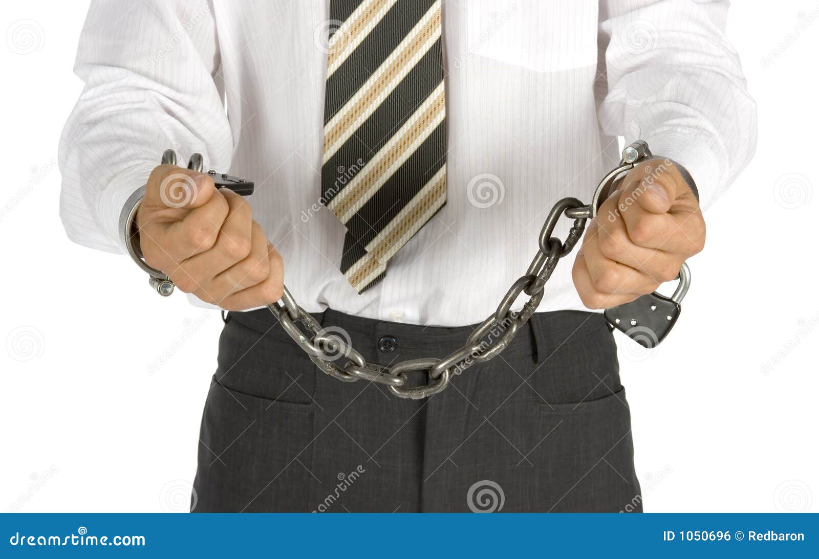 Chained businessman stock photo. Image of individual, confine - 1050696