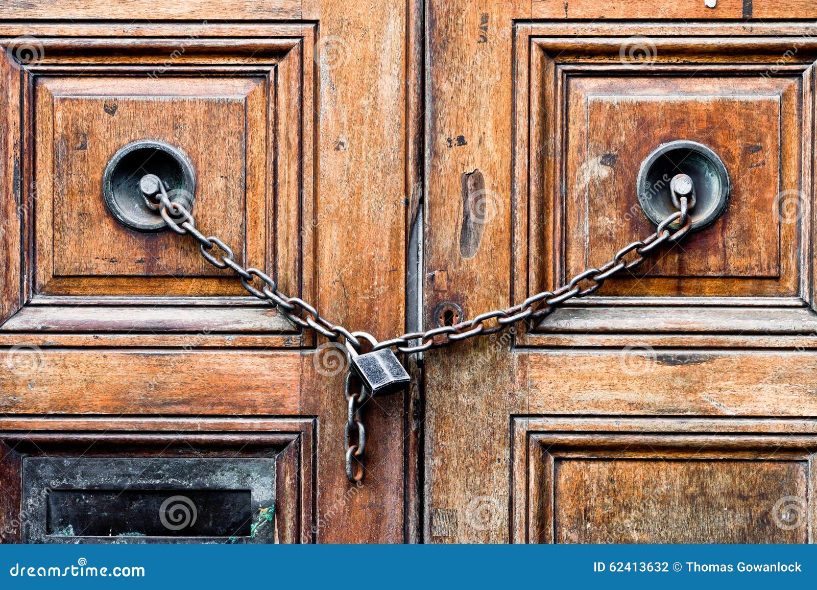 Chained door stock photo. Image of retro, entrance, prison - 62413632