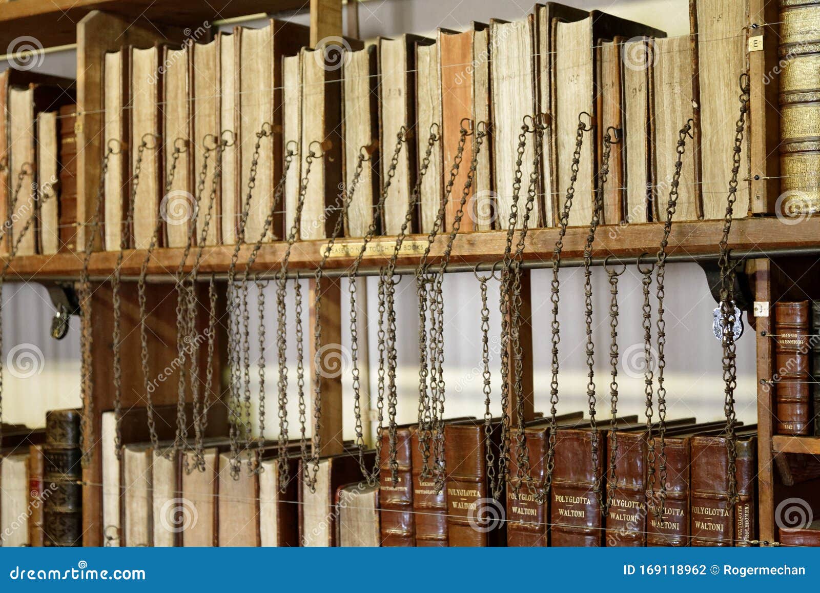 Wimborne Minster England. the Chained Library. Editorial Photography ...