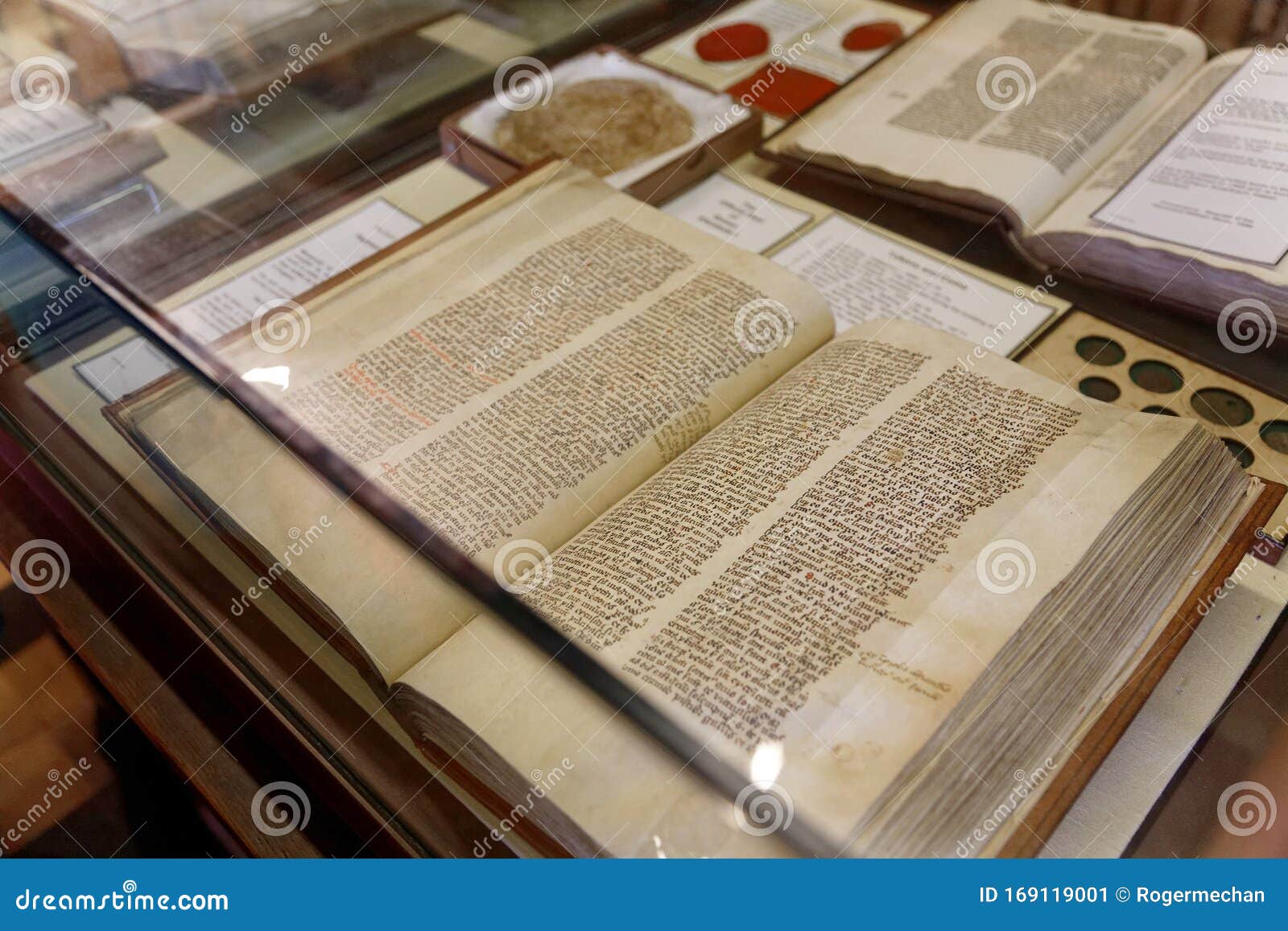 Wimborne Minster England. the Chained Library. Editorial Photo - Image ...