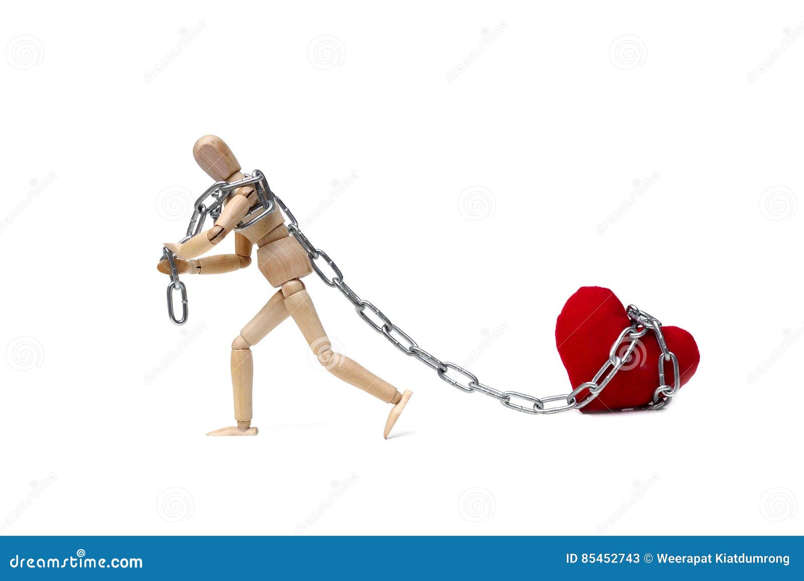Chained love stock image. Image of patience, body, marionette - 85452743