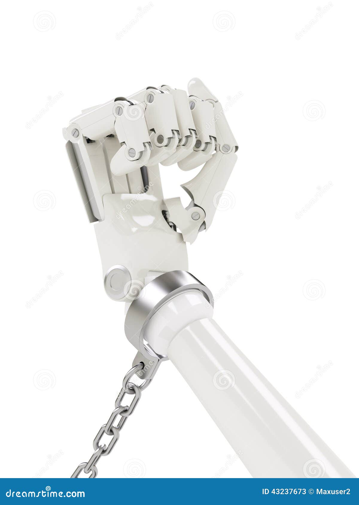 Chained robot concept stock image. Image of cyborg, handcuffs - 43237673