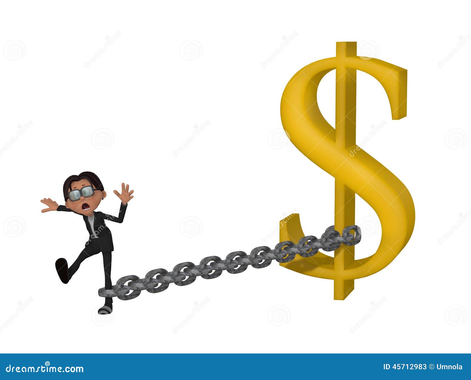 Restraint As A Problem That Makes Life Harder - Symbolized By A Person ...