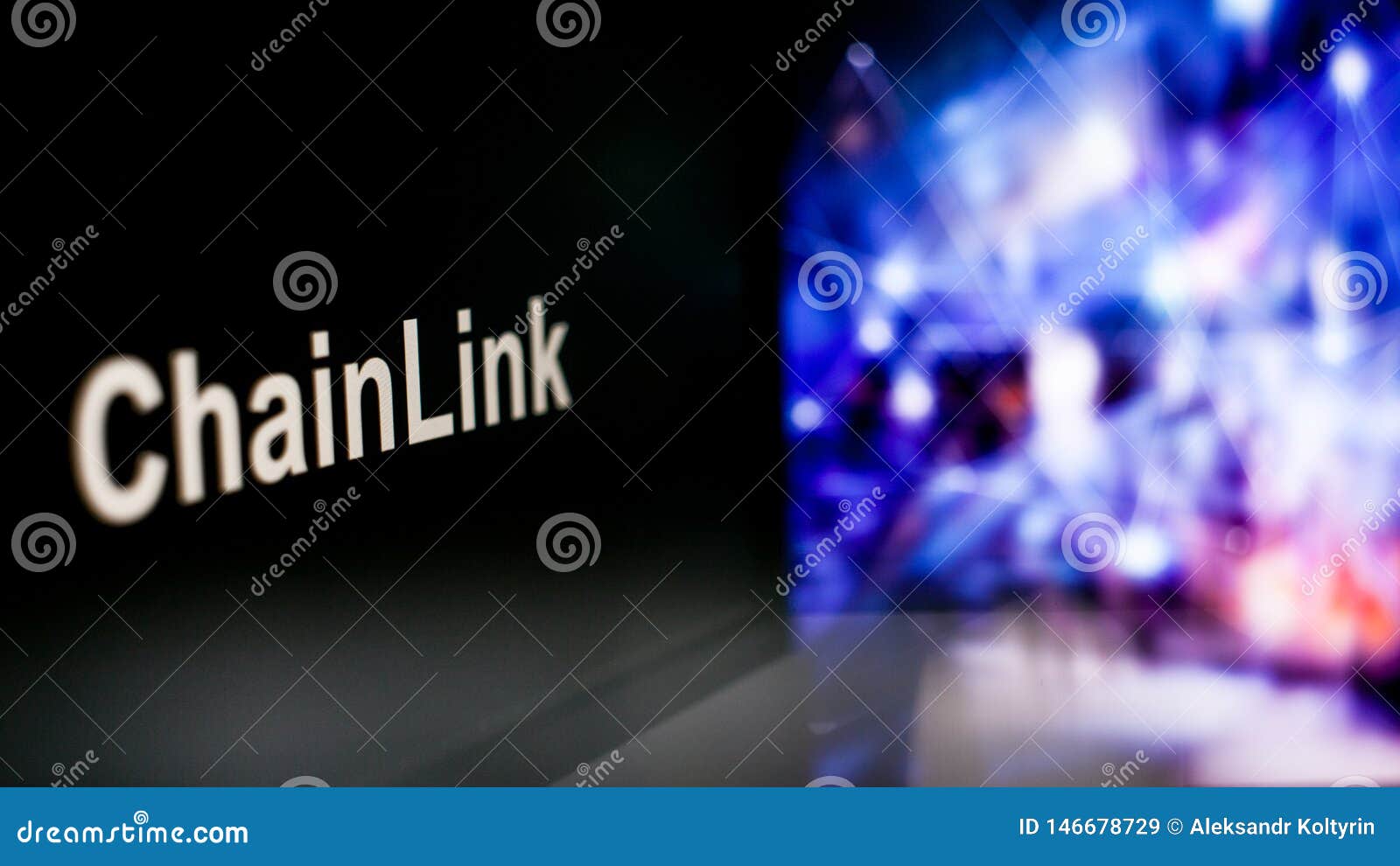 ChainLink Cryptocurrency Token. Behavior of the Cryptocurrency ...