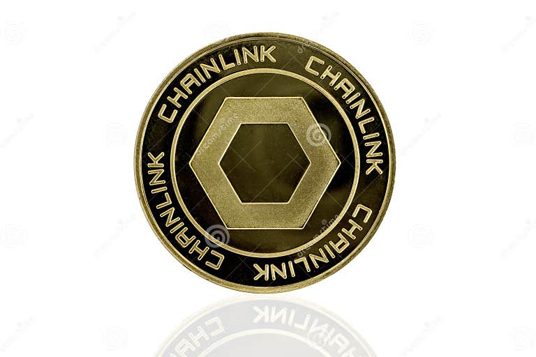 Chainlink Token stock photo. Image of economic, bank - 241361058