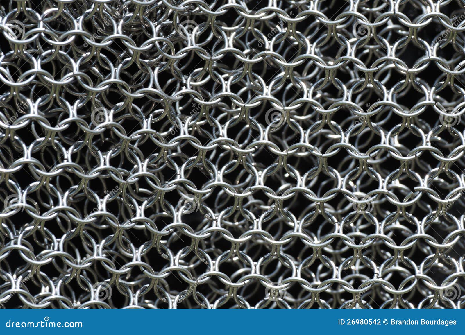 Chainmail Background stock photo. Image of chained, iron - 26980542
