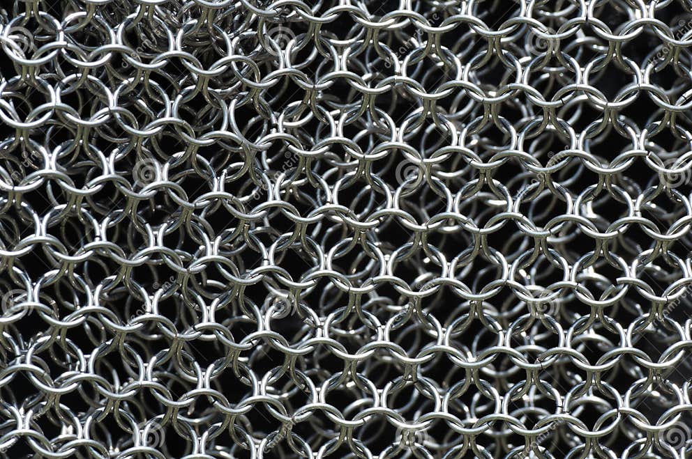 Chainmail Background stock photo. Image of chained, iron - 26980542