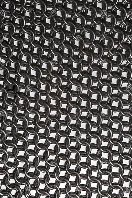 Chainmail closeup stock photo. Image of armour, hauberk - 12671888
