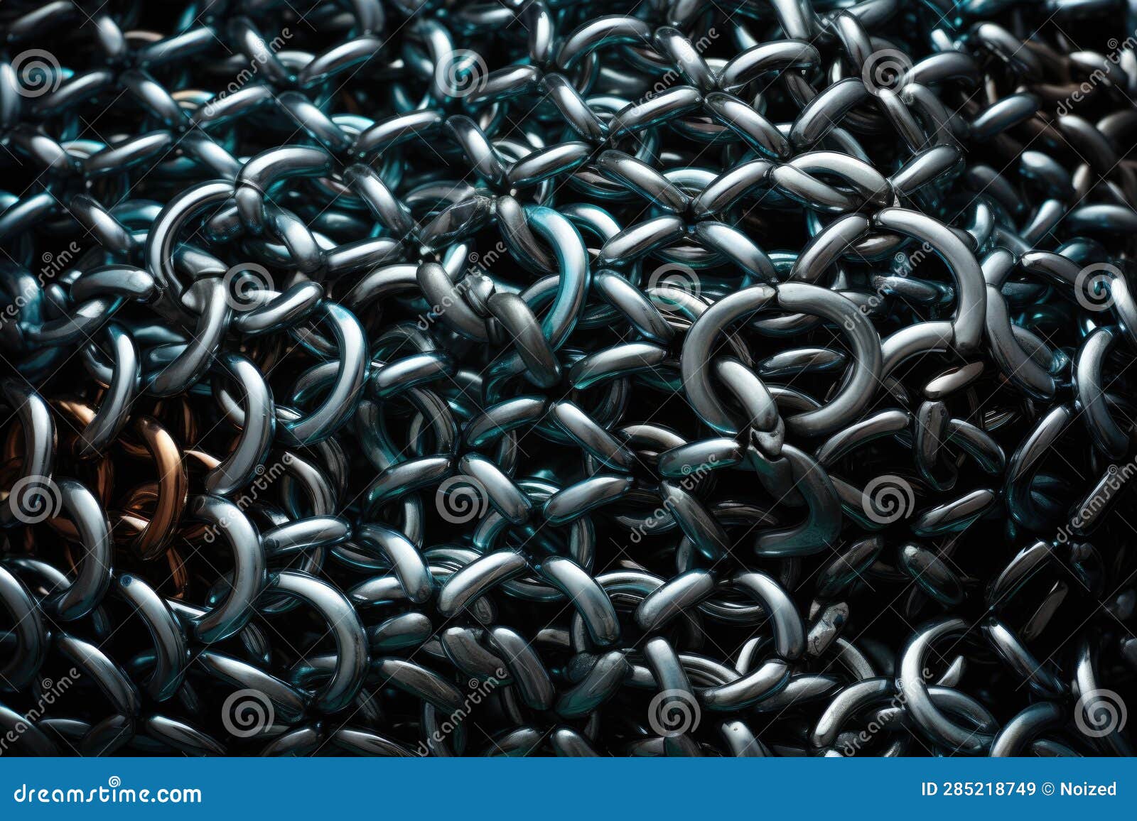 Chainmail Texture Background, Detailed Stock Illustration ...