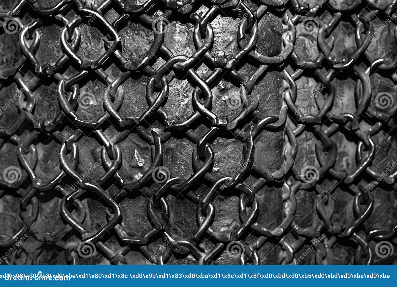 Chainmail Texture for Design Mockup Stock Illustration - Illustration ...