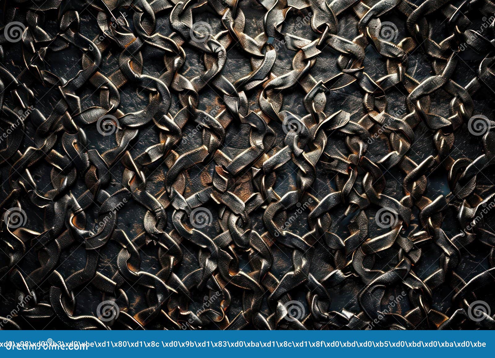 Chainmail Texture for Design Mockup Stock Illustration - Illustration ...