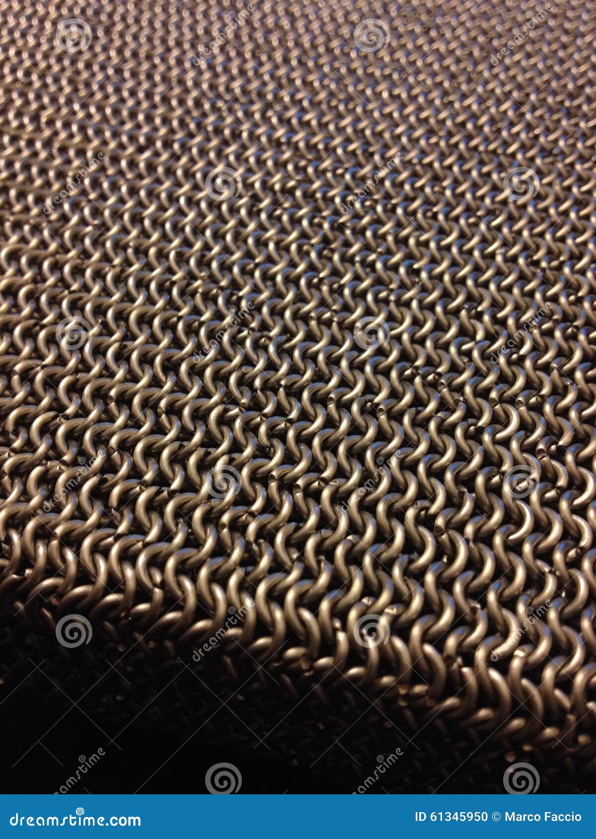 Chainmail weaves stock photo. Image of steel, chainmail - 61345950