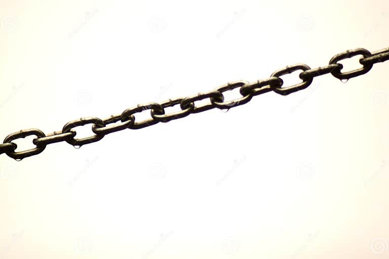 Chains stock image. Image of industrial, dripping, simple - 1696931