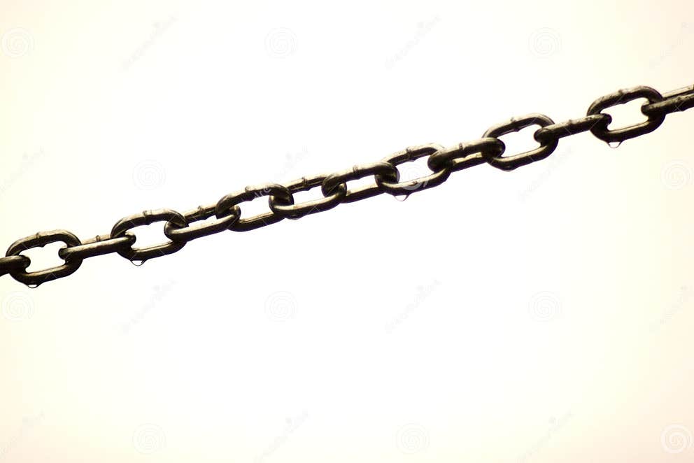 Chains stock image. Image of industrial, dripping, simple - 1696931