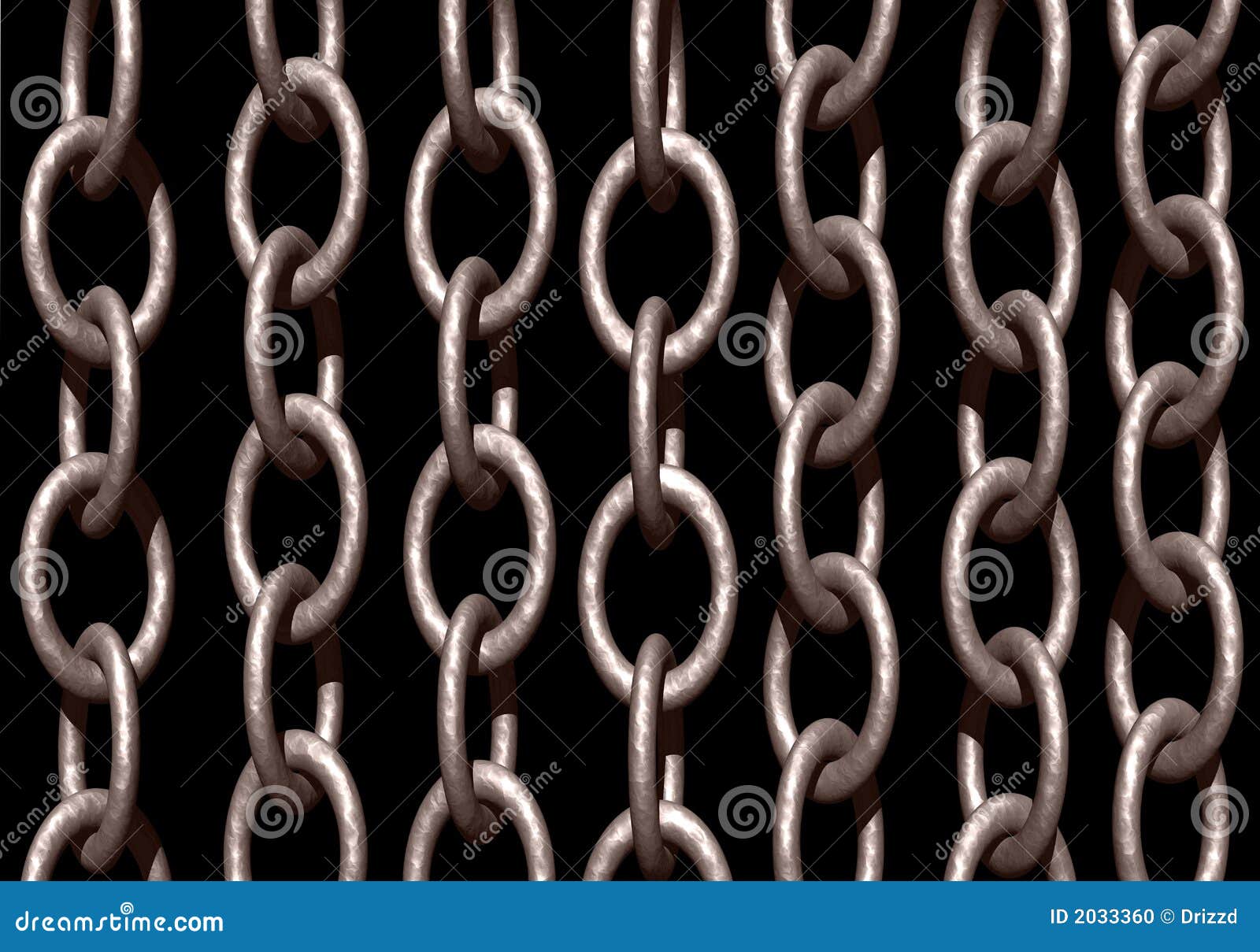 Strong Bonded Chains Royalty-Free Illustration | CartoonDealer.com #3674319