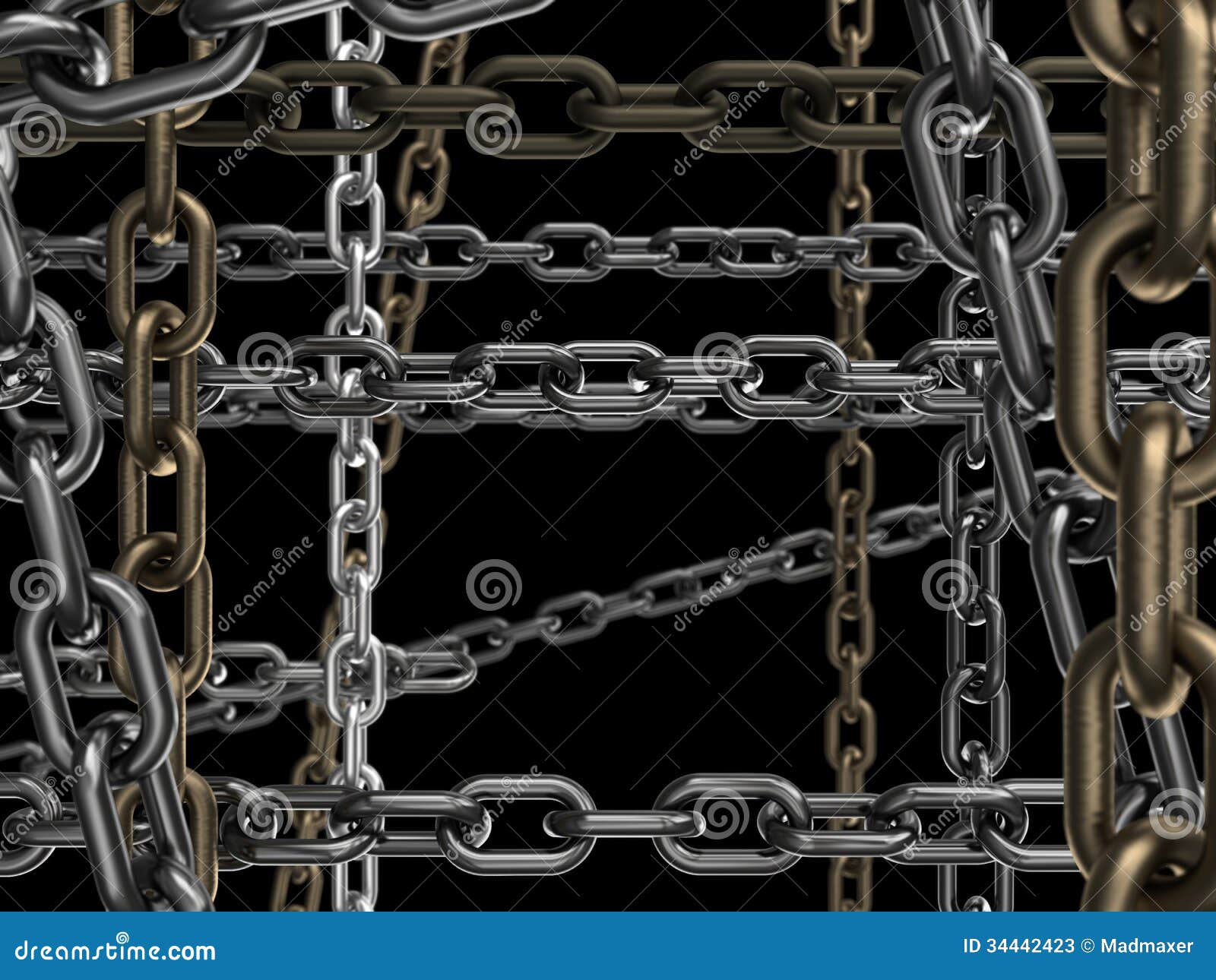 Chains background stock illustration. Illustration of pattern - 34442423