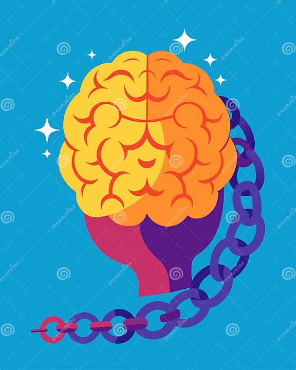 The Chains on the Brain Glisten in the Light a Constant Reminder of the ...