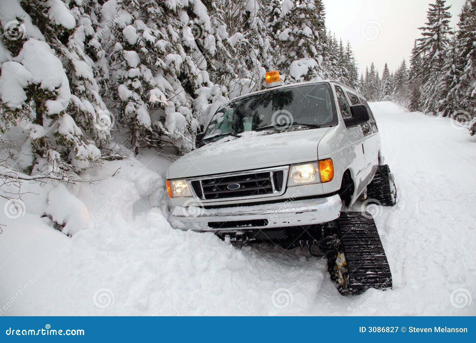 Chains Car stock image. Image of storm, polar, north, forest - 3086827