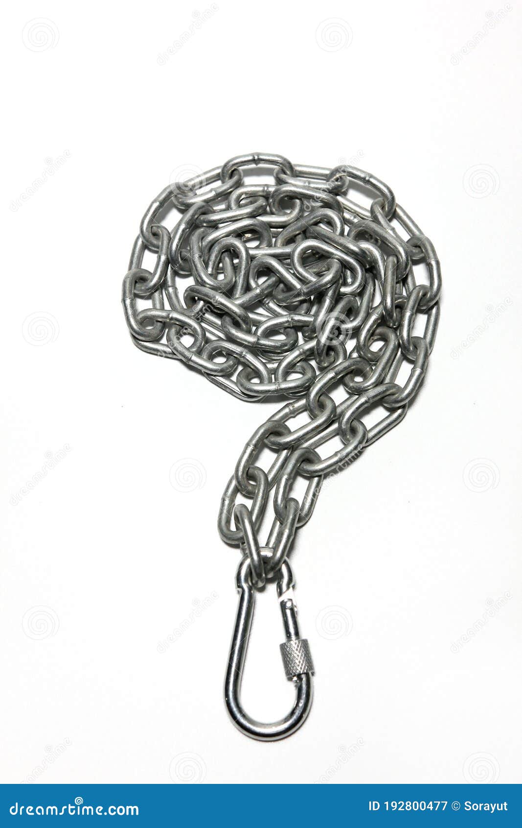 The Chains Coiled Together Form A Question Mark Royalty-Free Stock ...