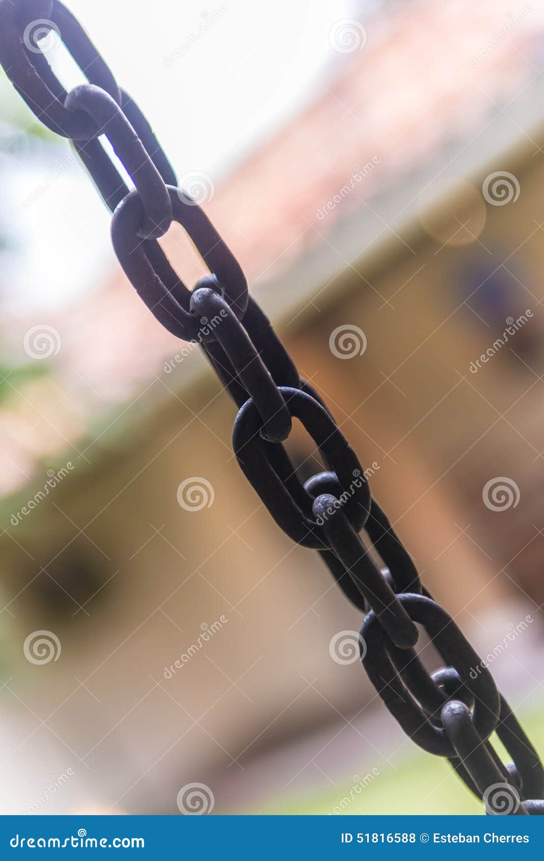 Chains stock photo. Image of details, perspective, forced - 51816588