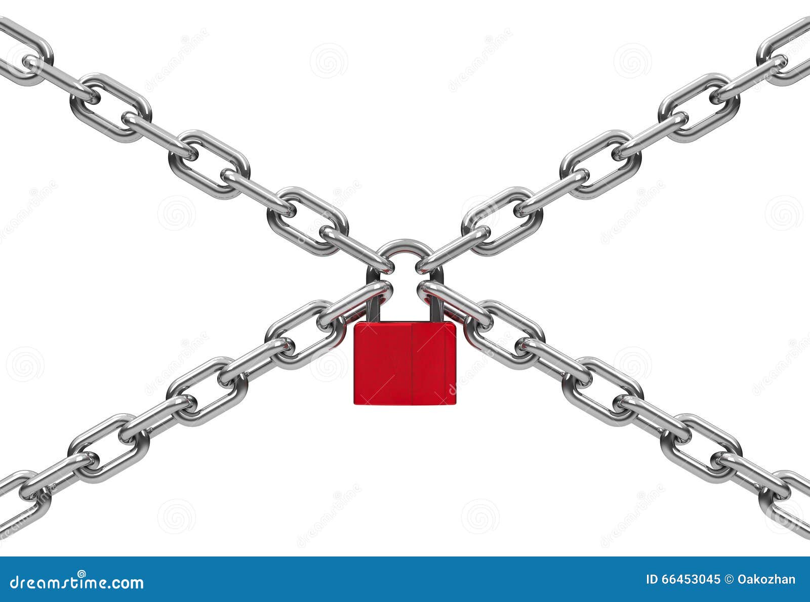 Chains with lock stock illustration. Illustration of shackle - 66453045