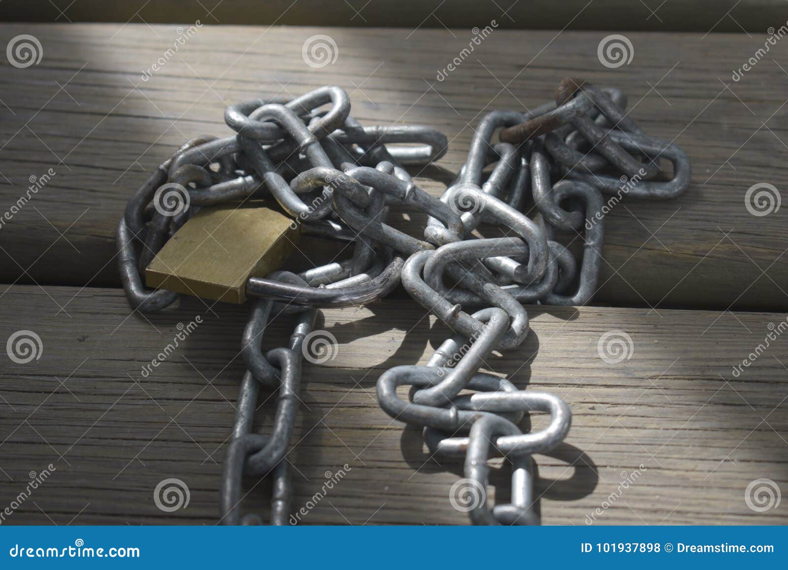 Chains old stock photo. Image of antique, lock, rusty - 101937898