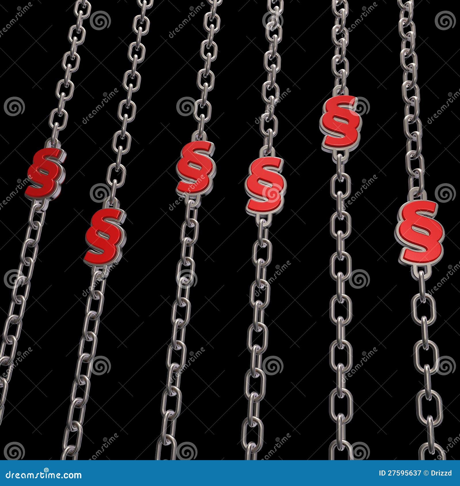 Chains paragraph stock illustration. Illustration of metal - 27595637