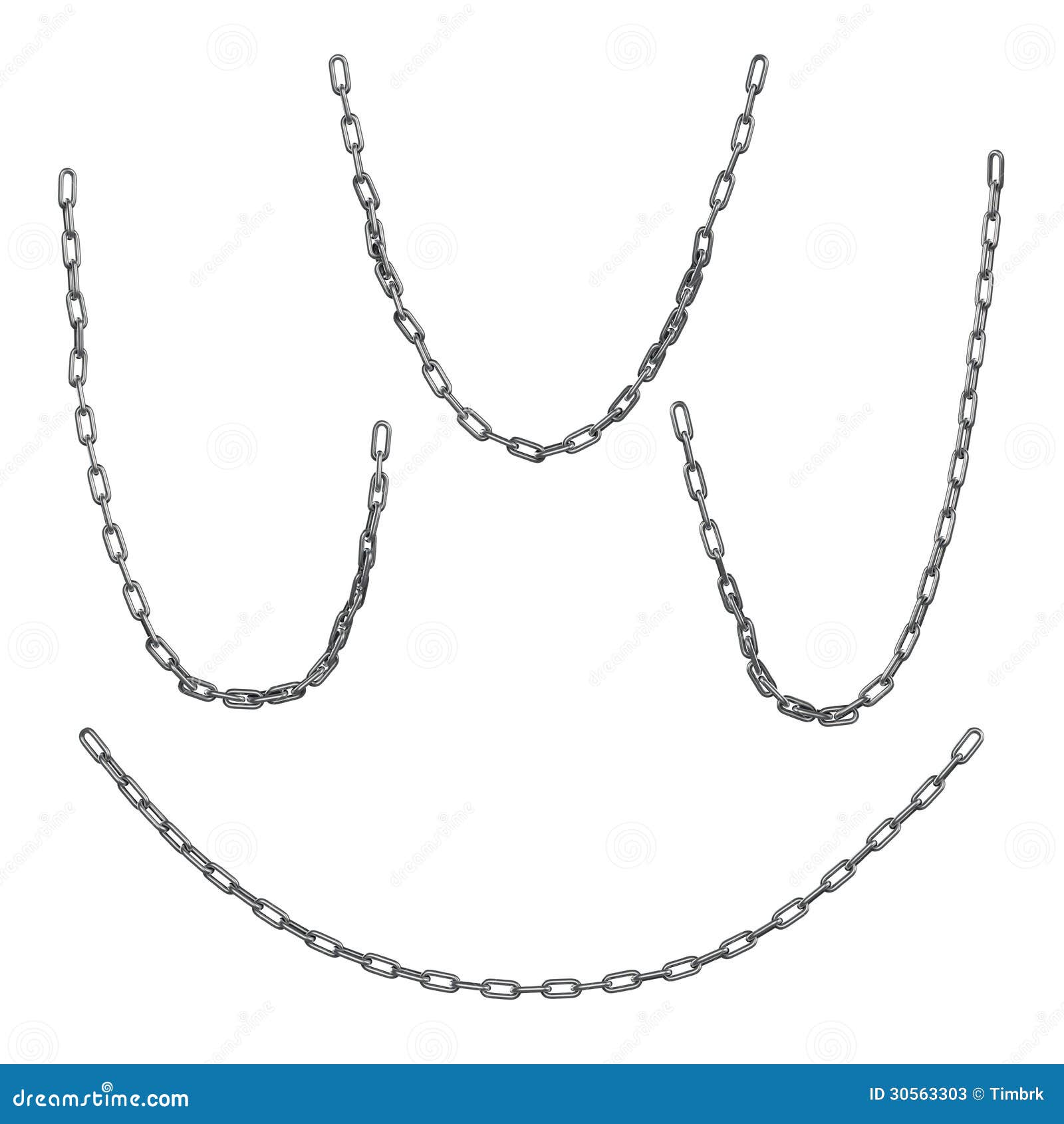 Chains slack stock illustration. Illustration of pattern - 30563303