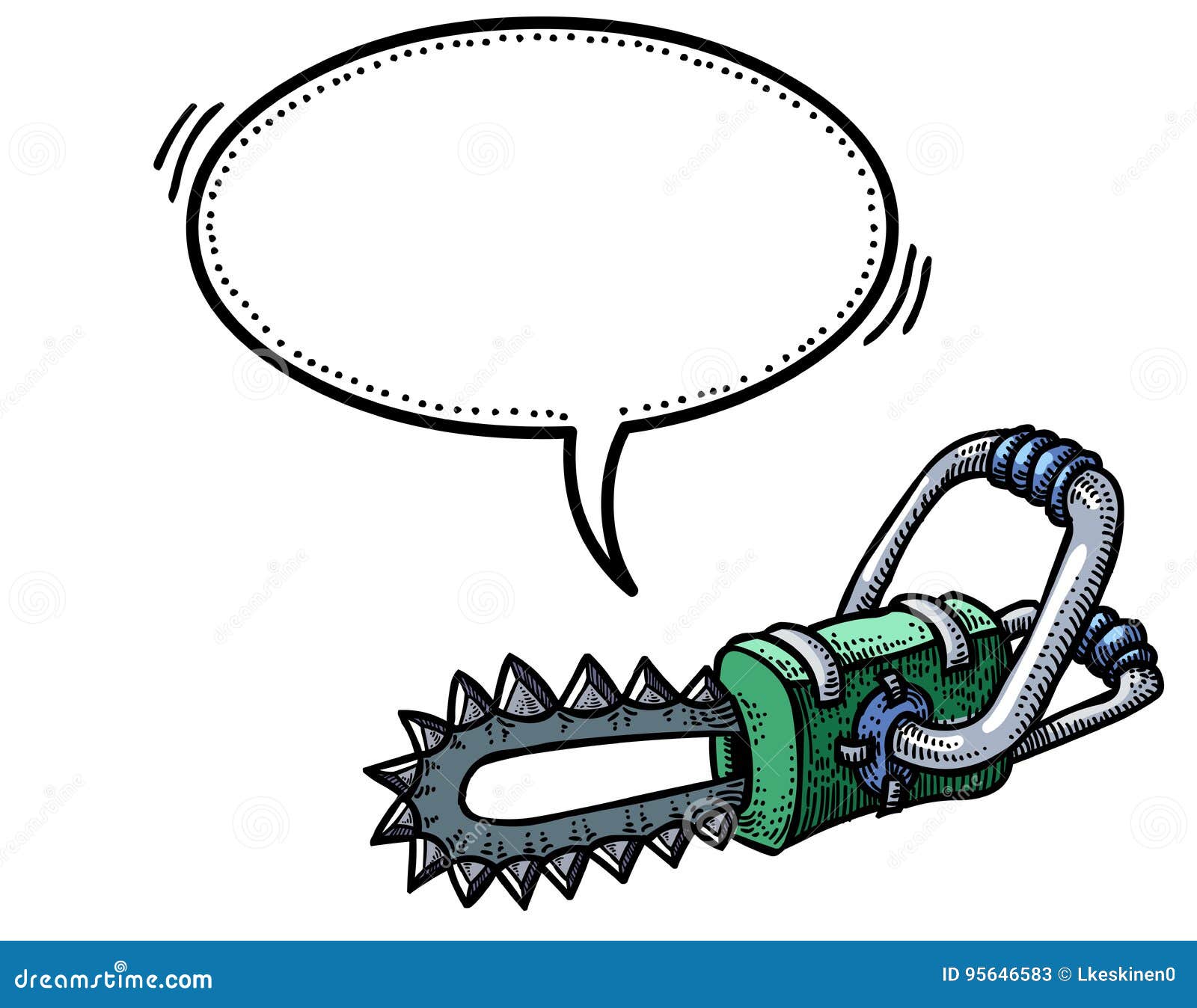 Chainsaw-100 stock vector. Illustration of gasoline, carving - 95646583