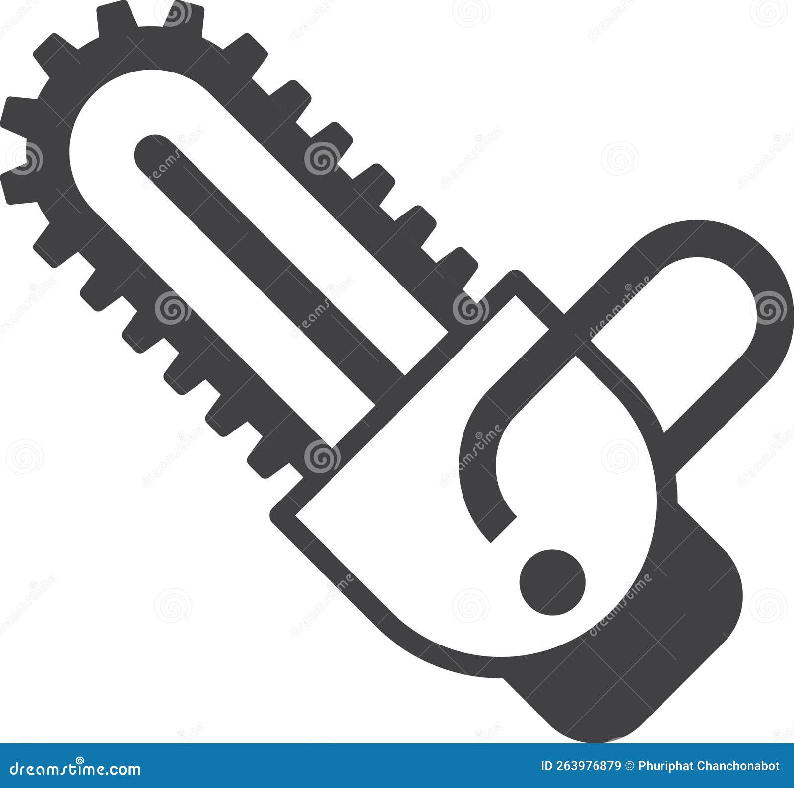 Chainsaw Illustration, Drawing, Engraving, Ink, Line Art, Vector ...