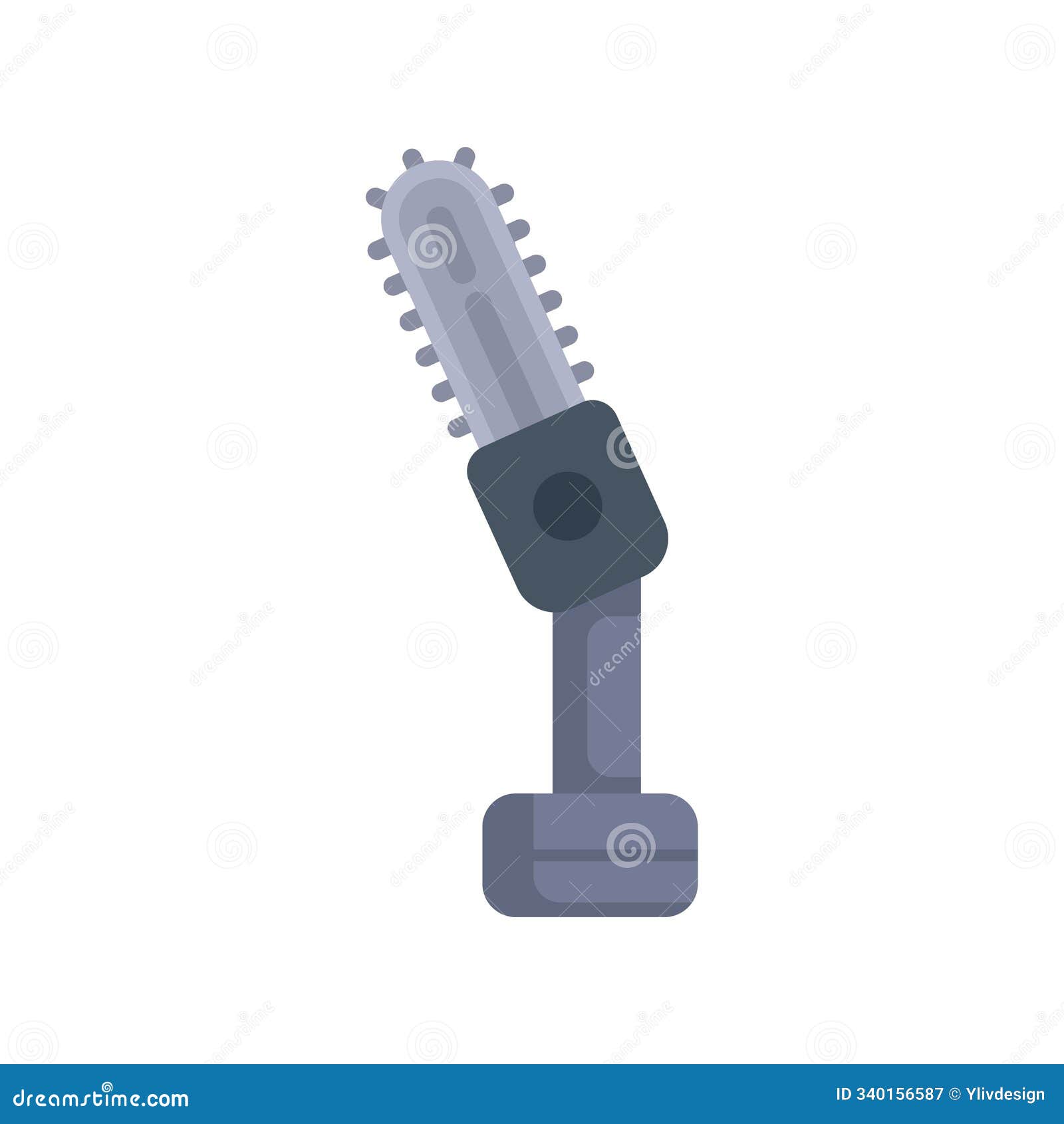 Chainsaw Machine Cutting Wood with Sharp Blades for Deforestation Stock ...