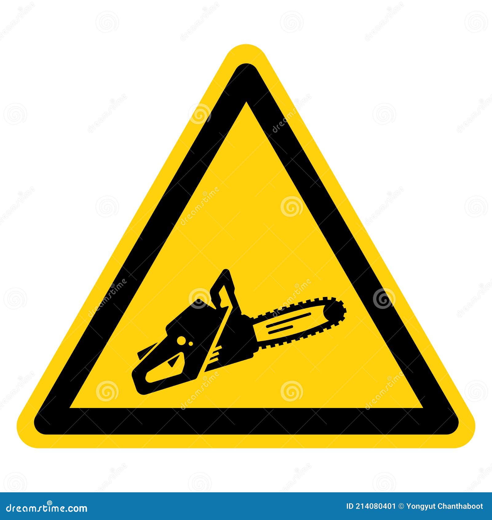 Chainsaw Symbol Sign,Vector Illustration, Isolate on White Background ...