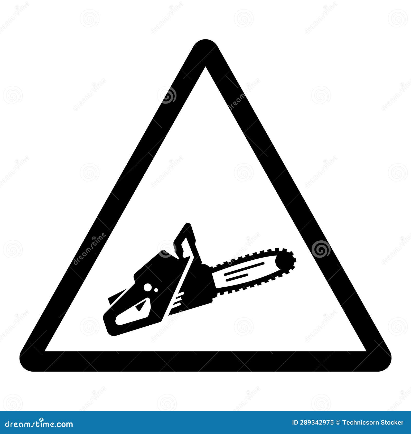 Chainsaw Symbol Sign,Vector Illustration, Isolate on White Background ...