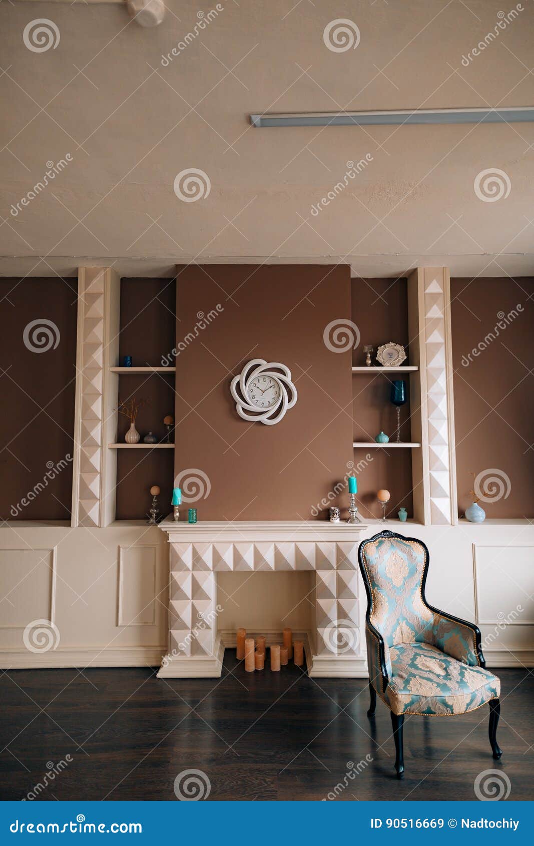 The chair in the apartment stock image. Image of apartment - 90516669