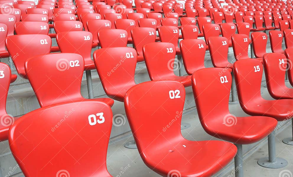 Chair array stock photo. Image of chairs, layout, number - 21292108