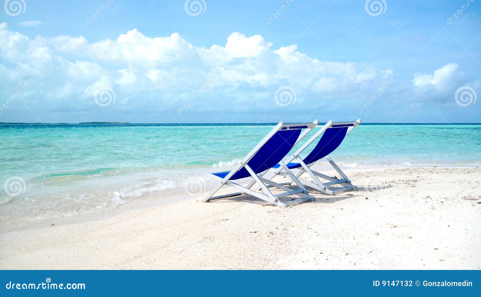 Chair on beach stock photo. Image of resort, ocean, exotic - 9147132