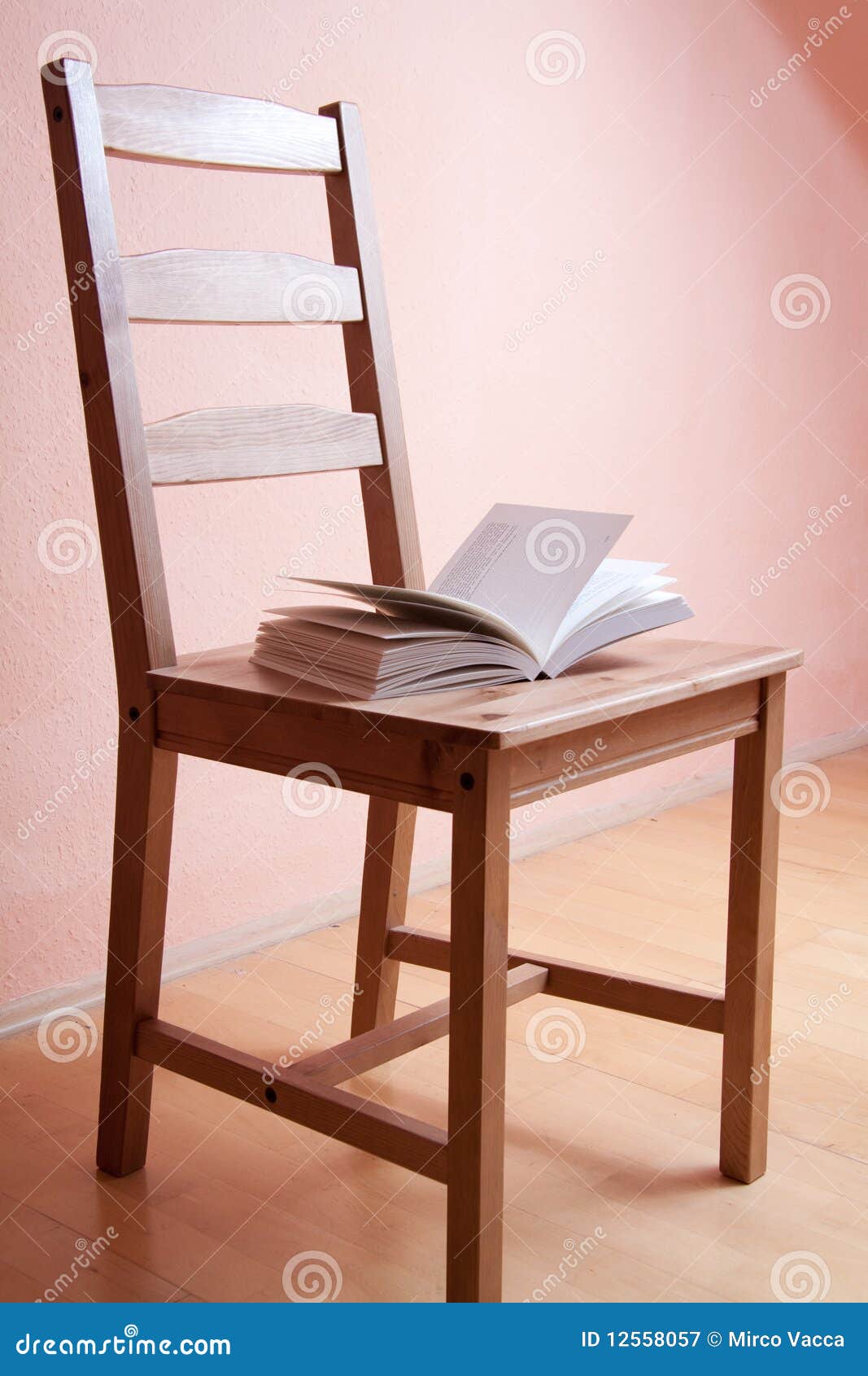 Chair and book stock image. Image of furniture, education - 12558057