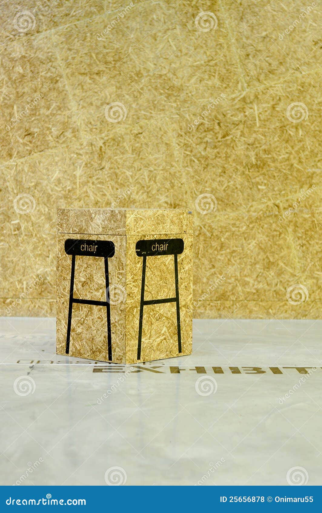 Chair box stock photo. Image of packaging, brown, chair - 25656878