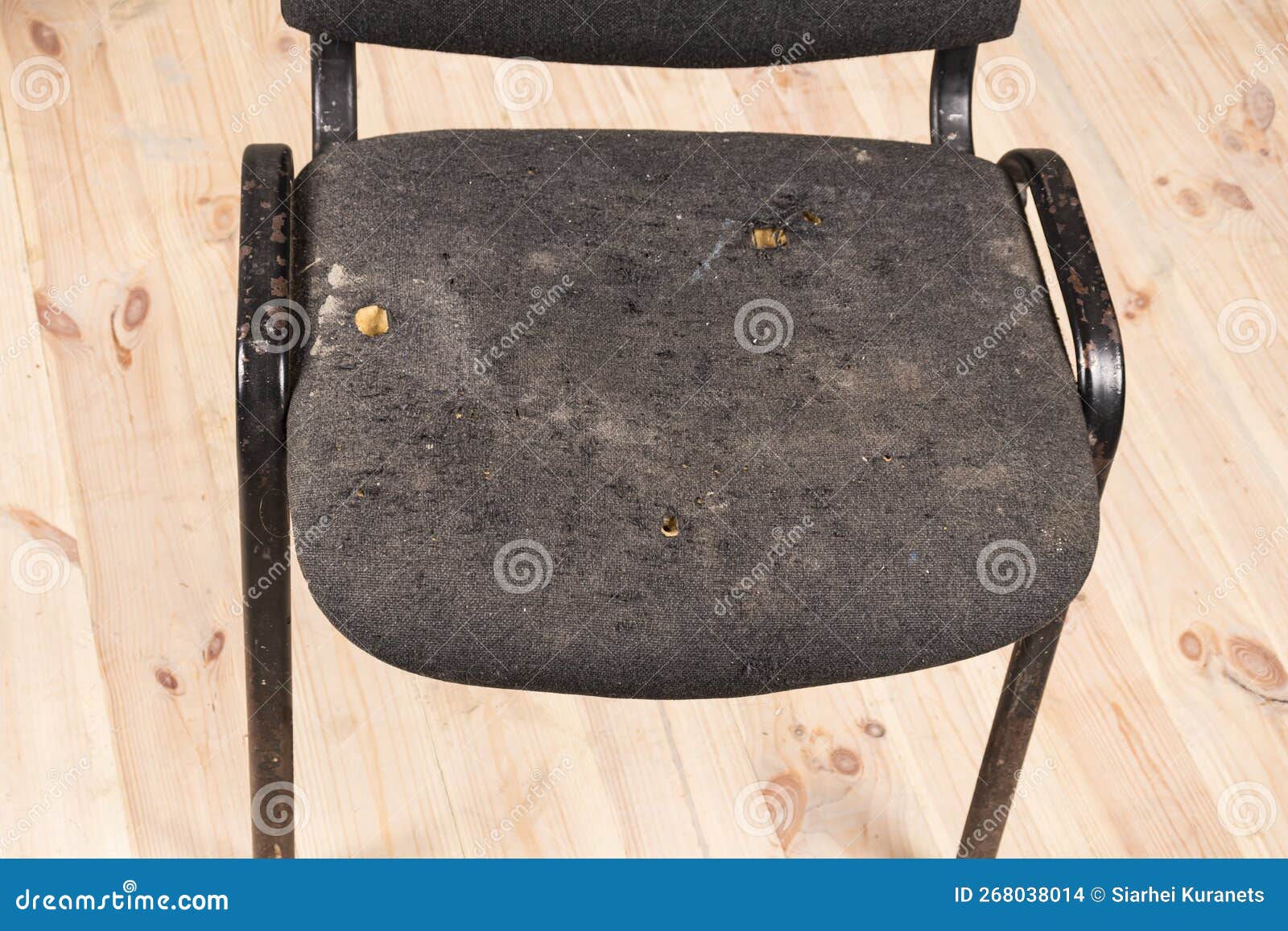 The Chair is Broken. Wooden Background Stock Photo - Image of torn ...