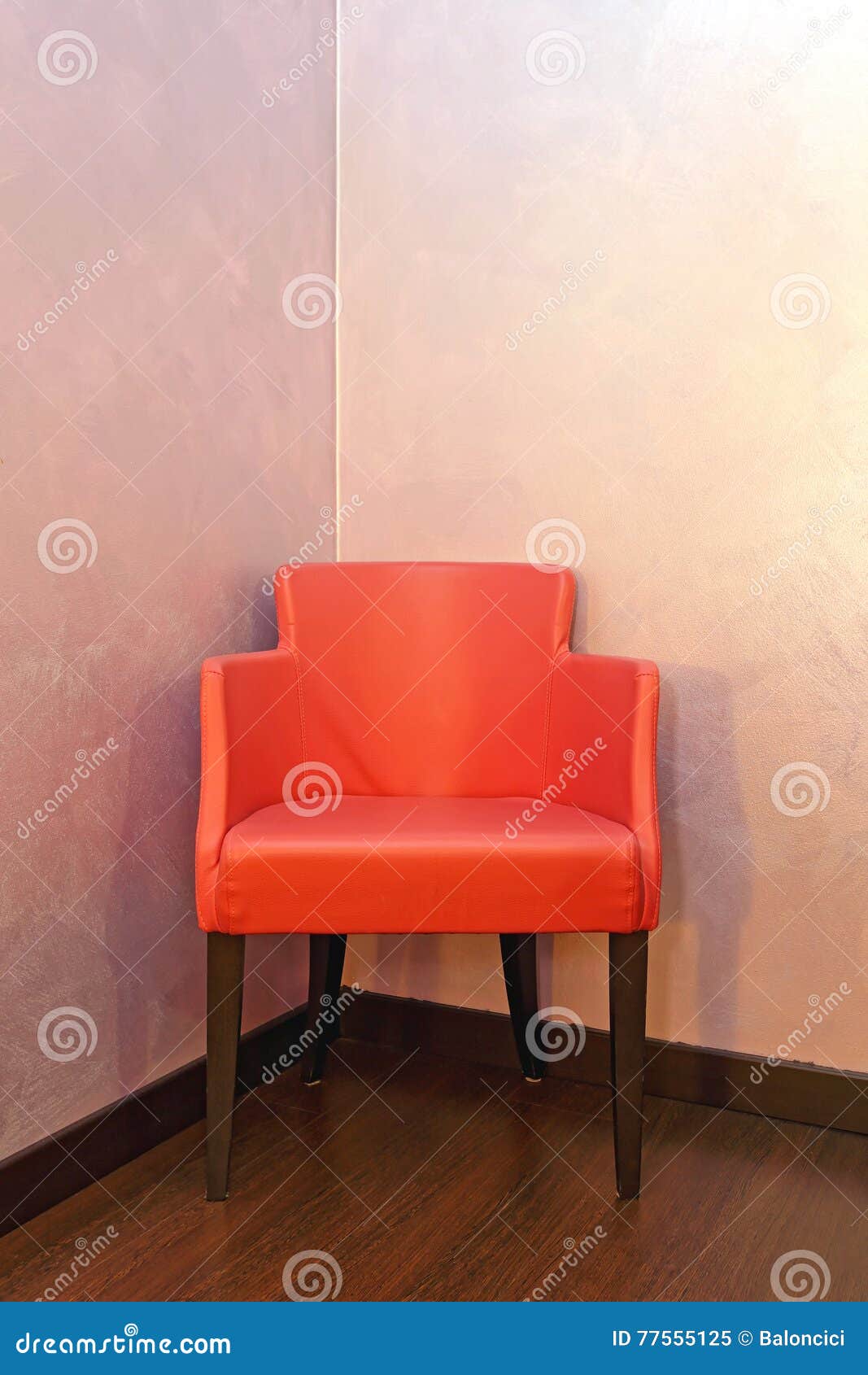 Chair in Corner stock image. Image of contemporary, interior - 77555125