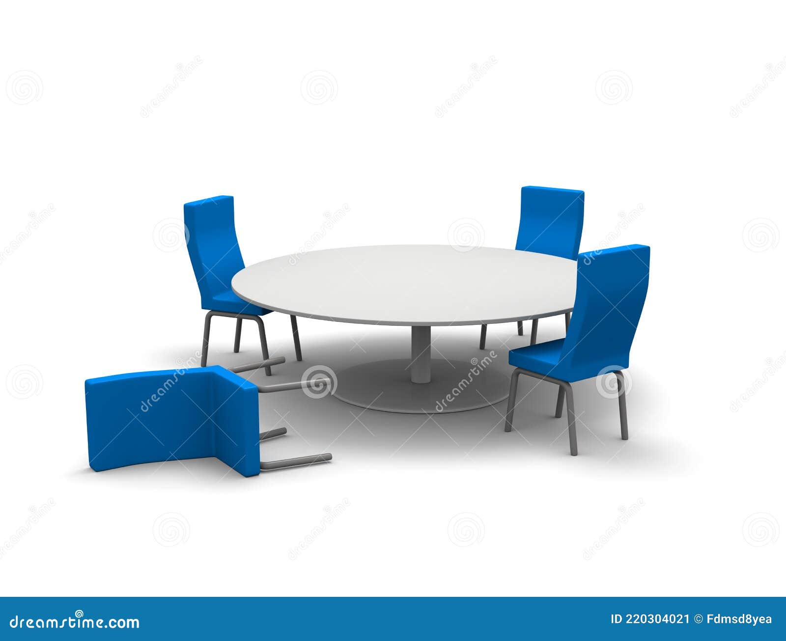 Chair fallen down stock illustration. Illustration of table - 220304021