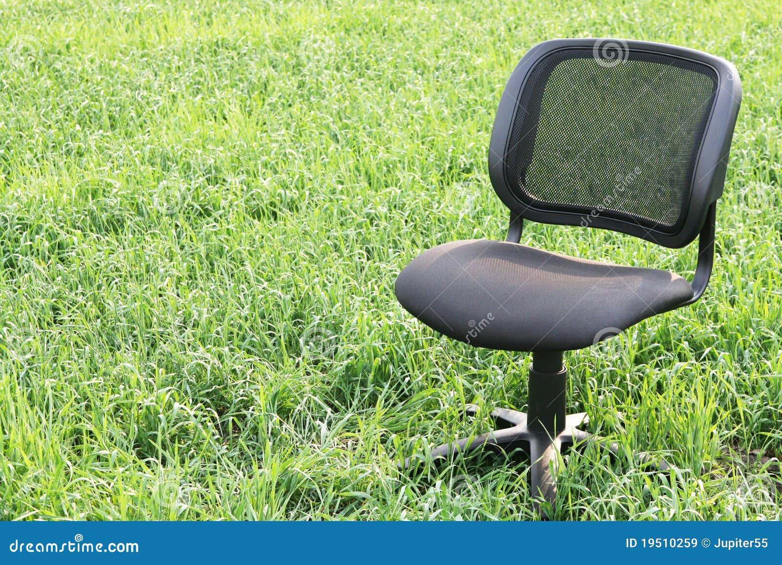 Chair in the field stock image. Image of material, plastic - 19510259