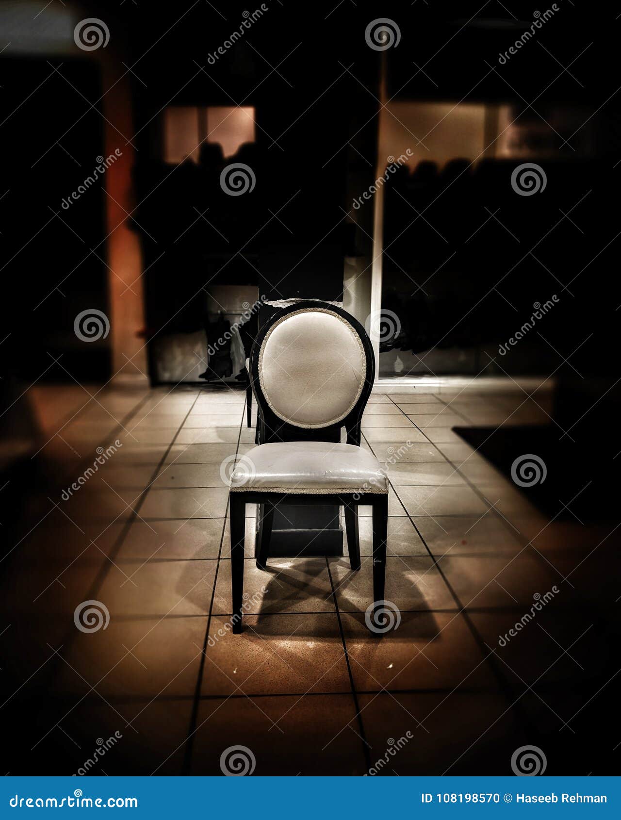 Chair stock photo. Image of horror, horrific, white - 108198570