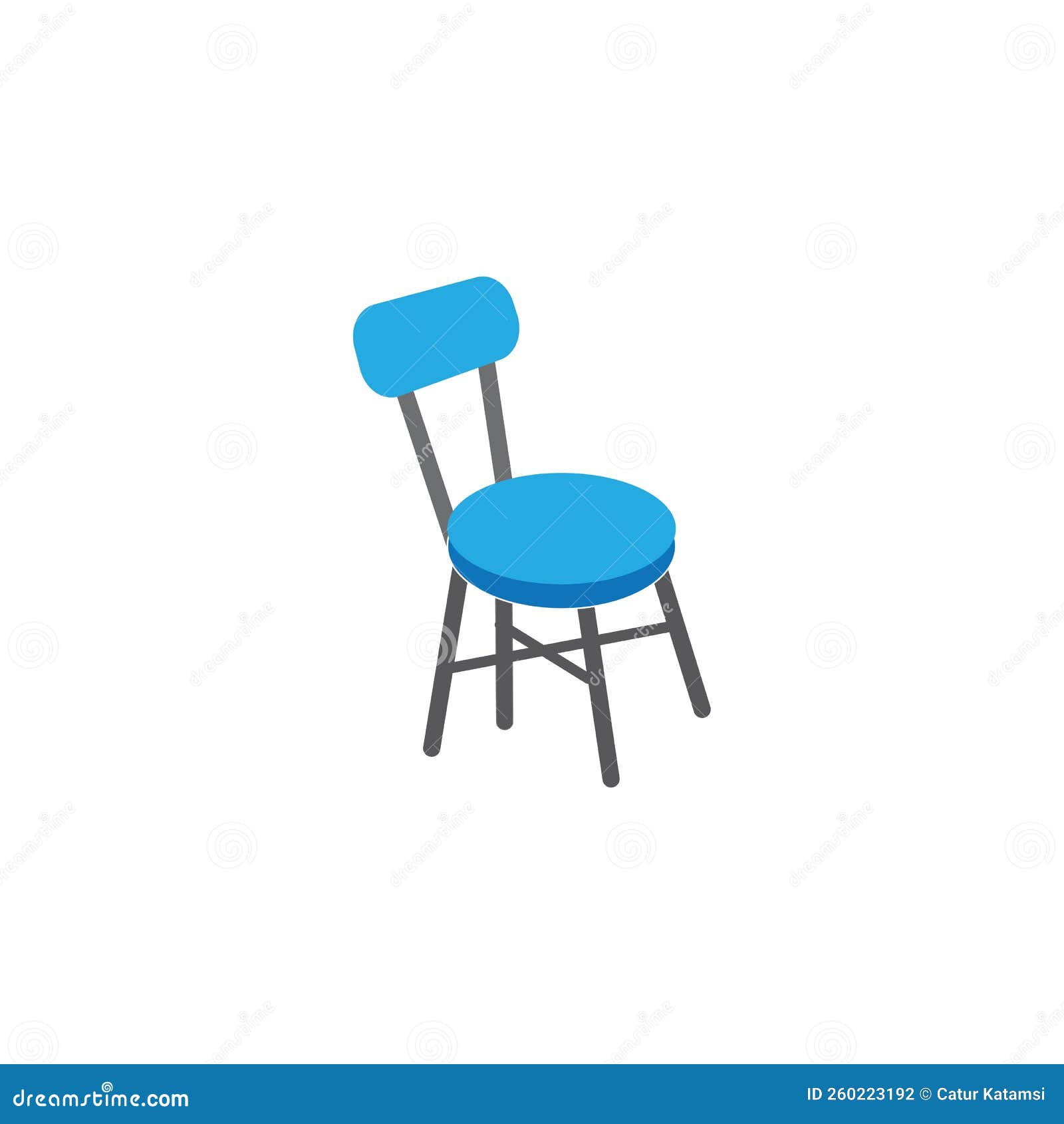 Chair icon logo vector stock illustration. Illustration of business ...